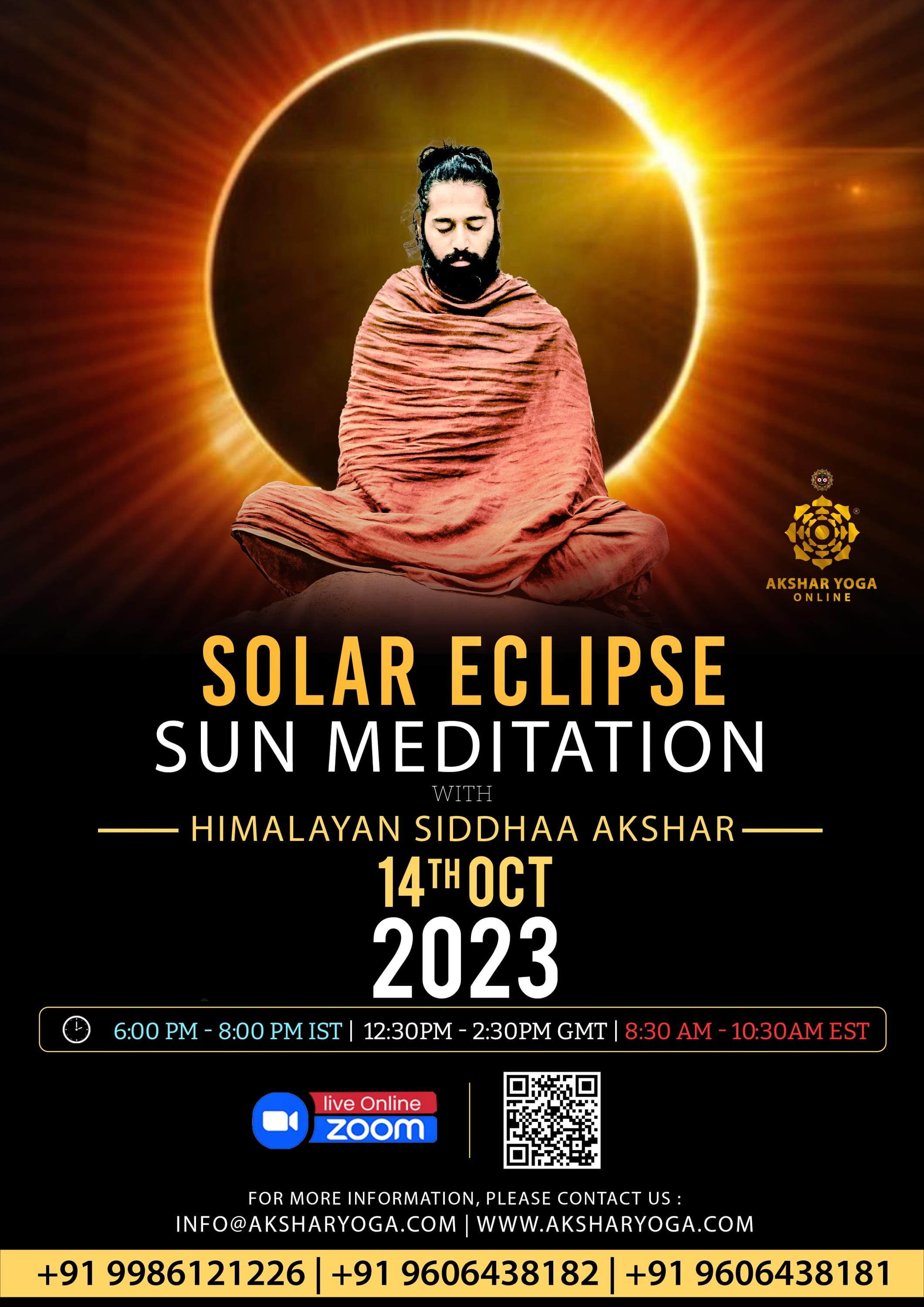 SOLAR ECLIPSE | SUN MEDITATION